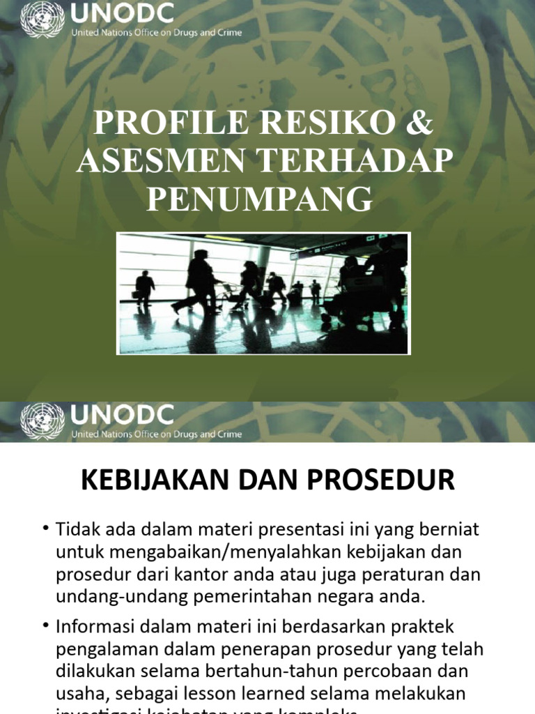 Risk Profiling and Passenger Assessment - ENG 32 Slides Updated 20-09 ...