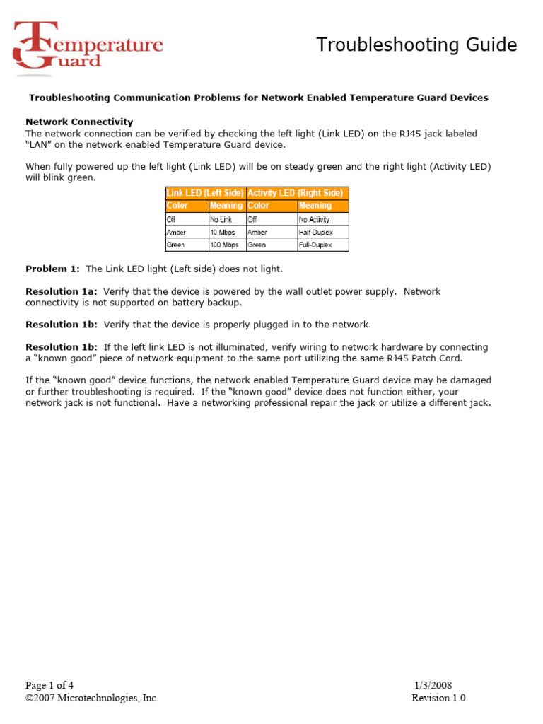 Troubleshooting Network Communication | PDF