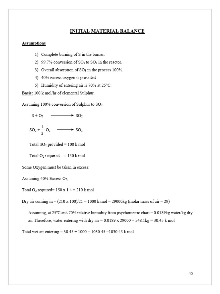 Manufacturing Of Sulphuric Acid Pdf