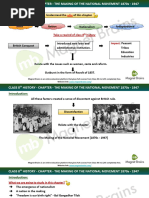 National Movement (1870-1947) Overview | PDF | British Raj | Mahatma Gandhi