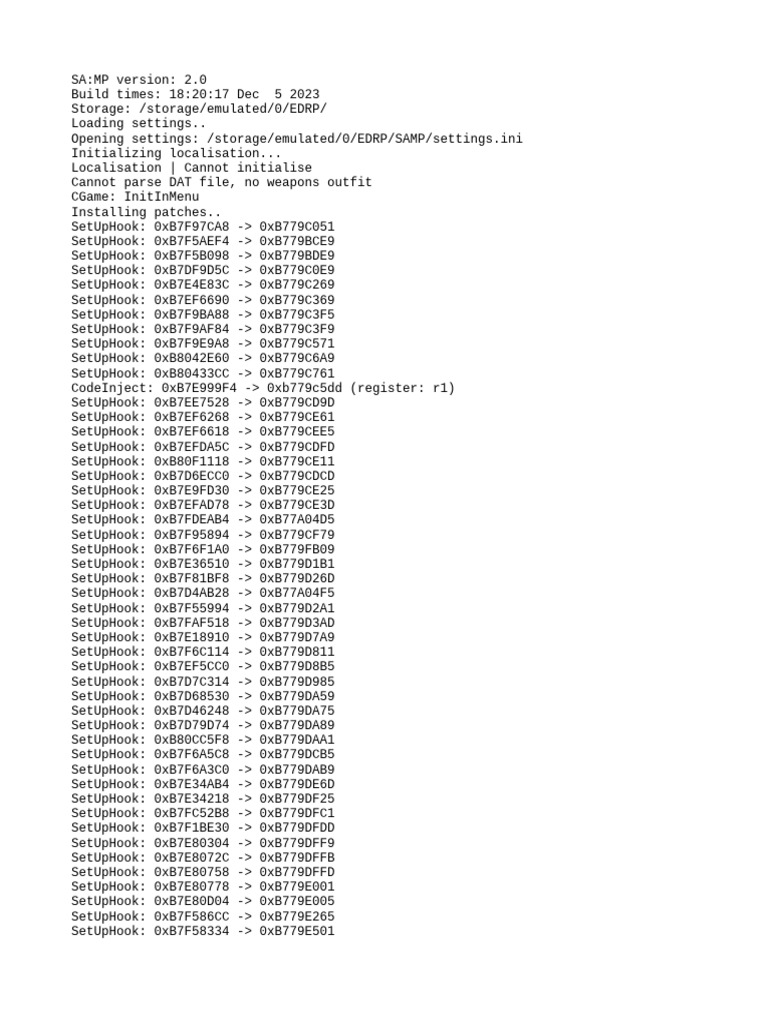 Samp Log | PDF | Human–Machine Interaction | Cyberspace