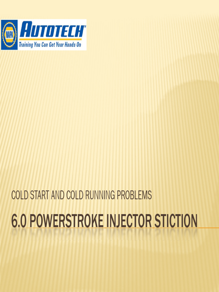 6.0 Injector Stiction Concerns 1web | PDF