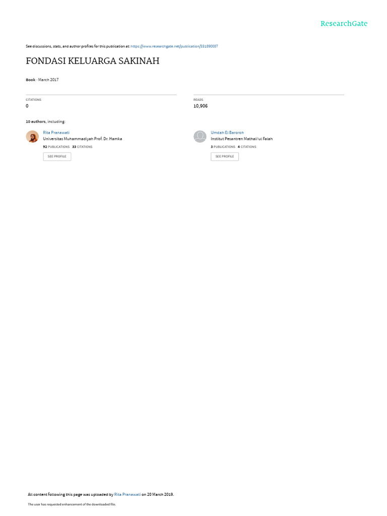 Fond As Ike Lu Arga Sakina H | PDF