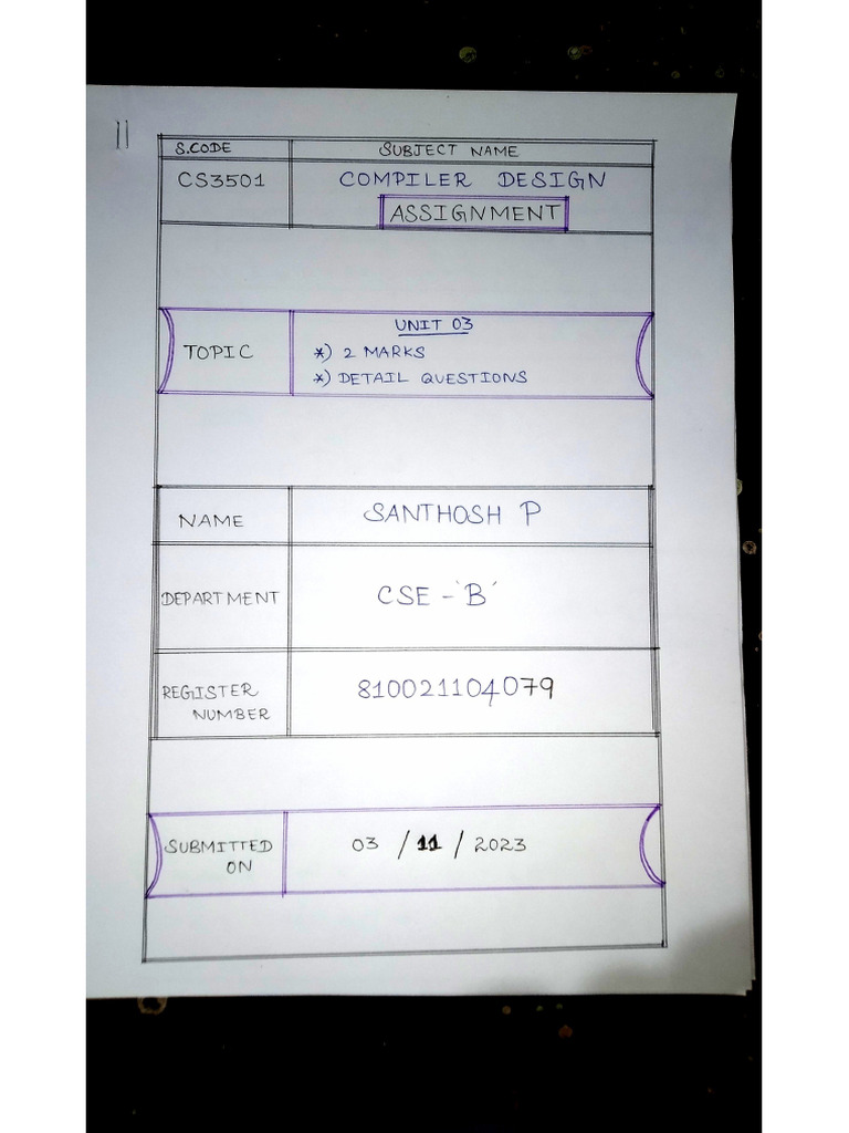 San CD Assignment | PDF
