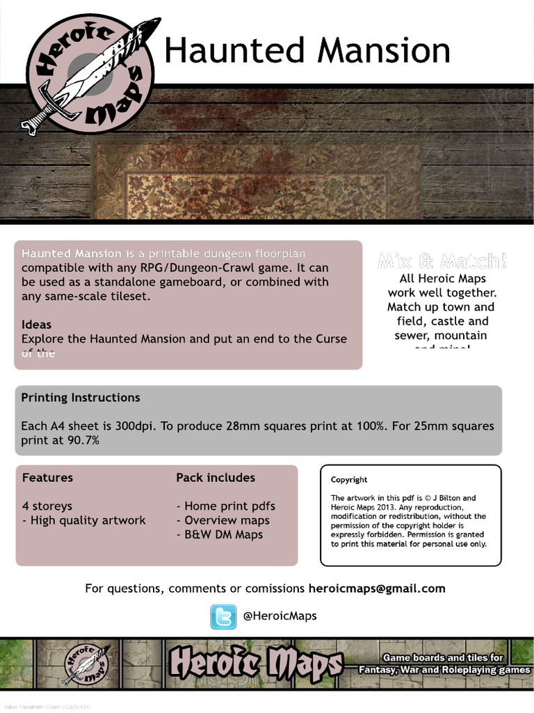 HeroicMaps HauntedMansion | PDF
