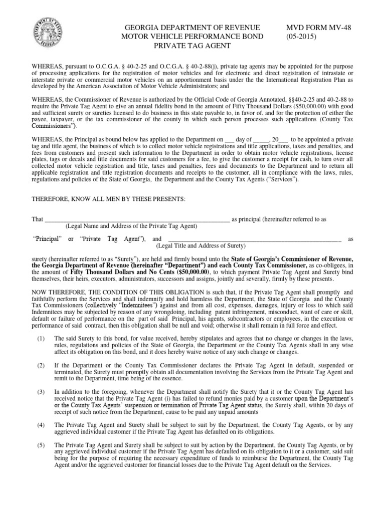 Service Provider Bond Form | PDF | Indemnity | Surety