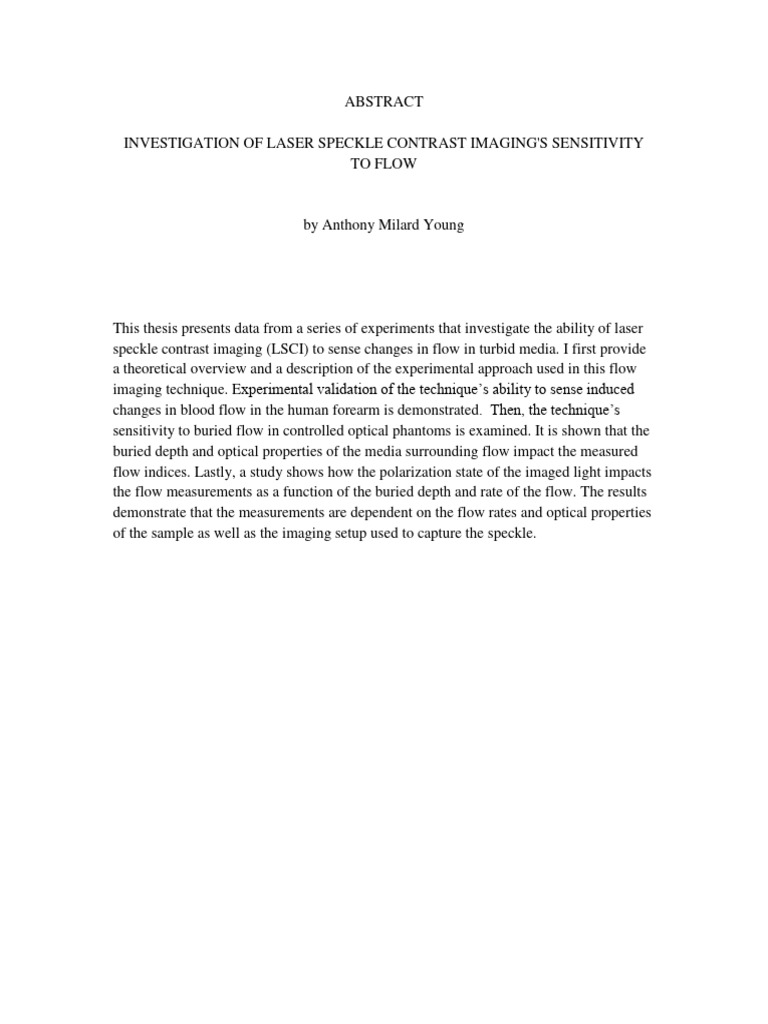 Anthony Young MS Physics Thesis 2018 OhioLINK Final | PDF | Optics ...