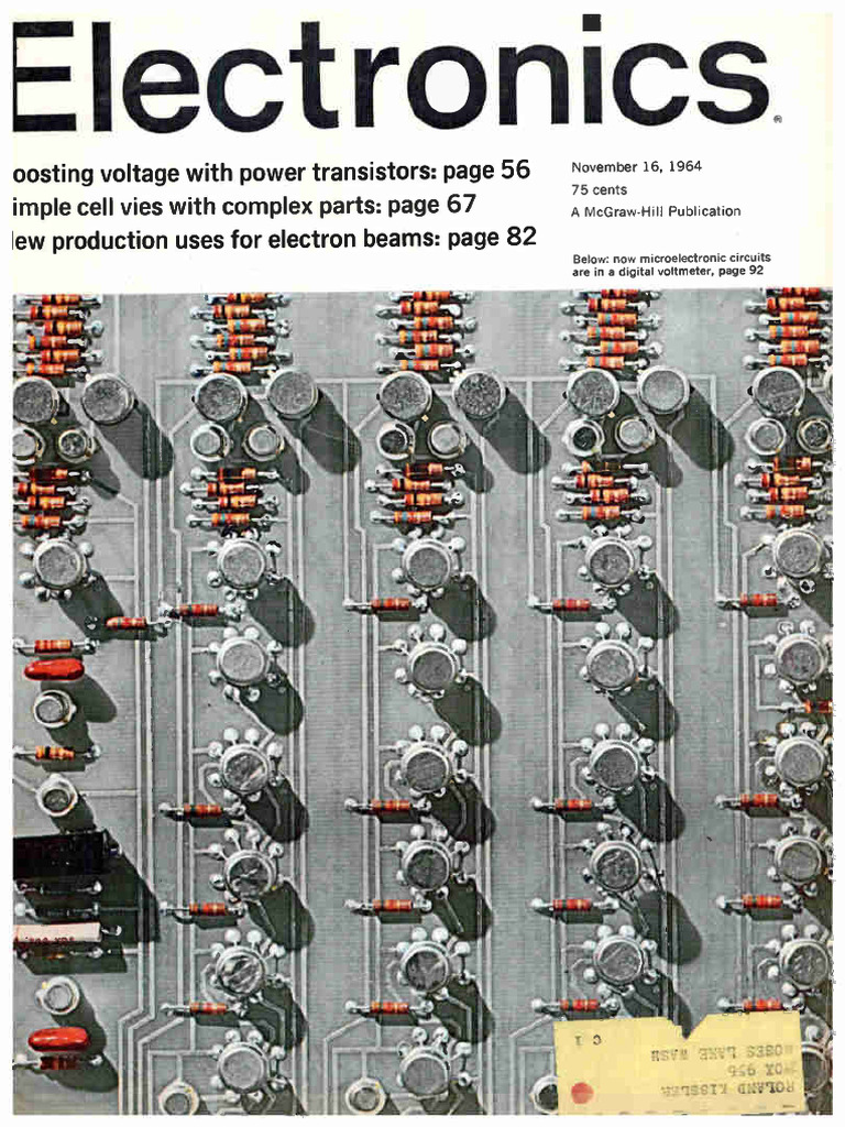 Elelctronics 1964-11-16 | PDF