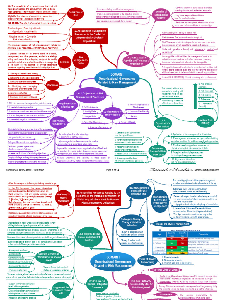 Summary of CRMA Book ALL Domains | PDF