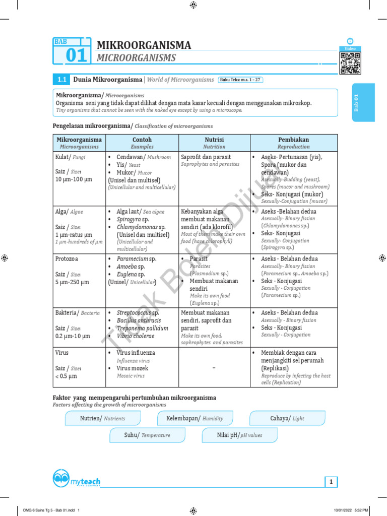 OMG 6 SainsTg 5 - Bab 01 | PDF