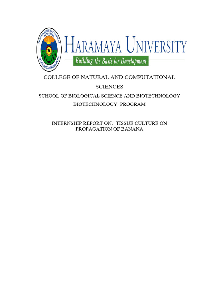 Haramaya University | PDF