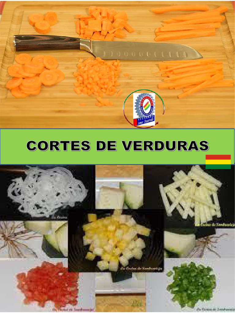 Resumen de Cortes de Verduras Itpm | PDF | Vegetales | Cocina occidental
