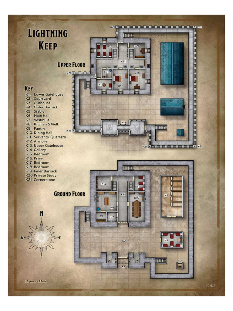 Map 0.01 Lightning Keep - JPG | PDF