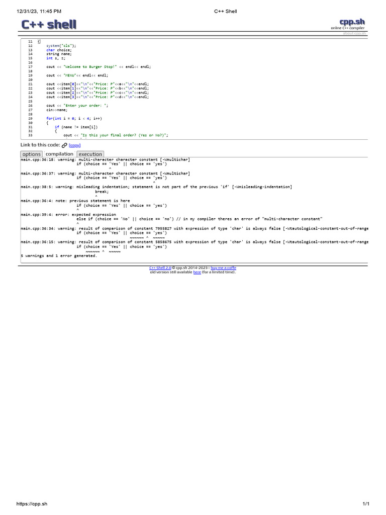 C++ Shell | PDF | Computer Programming | Object (Computer Science)