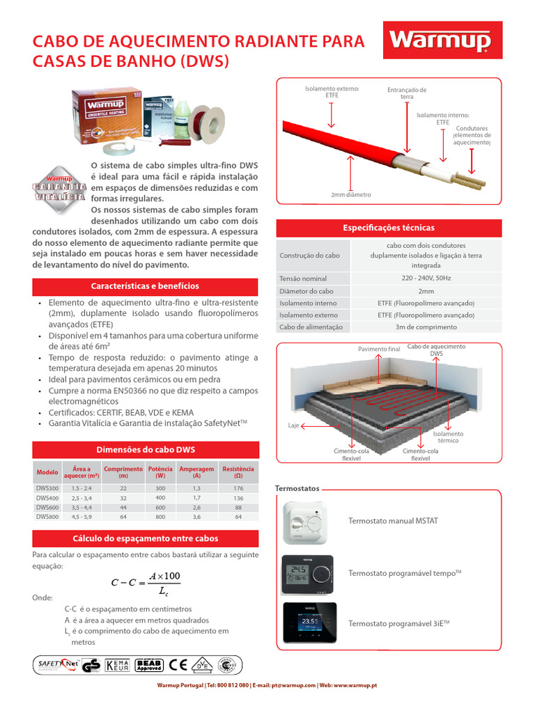 Ficha Tecnica Dws | PDF