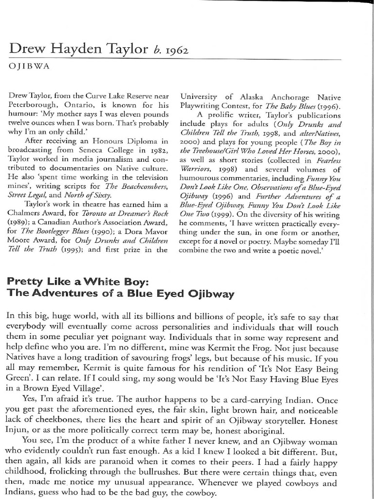 Pretty Like A White Boy | PDF