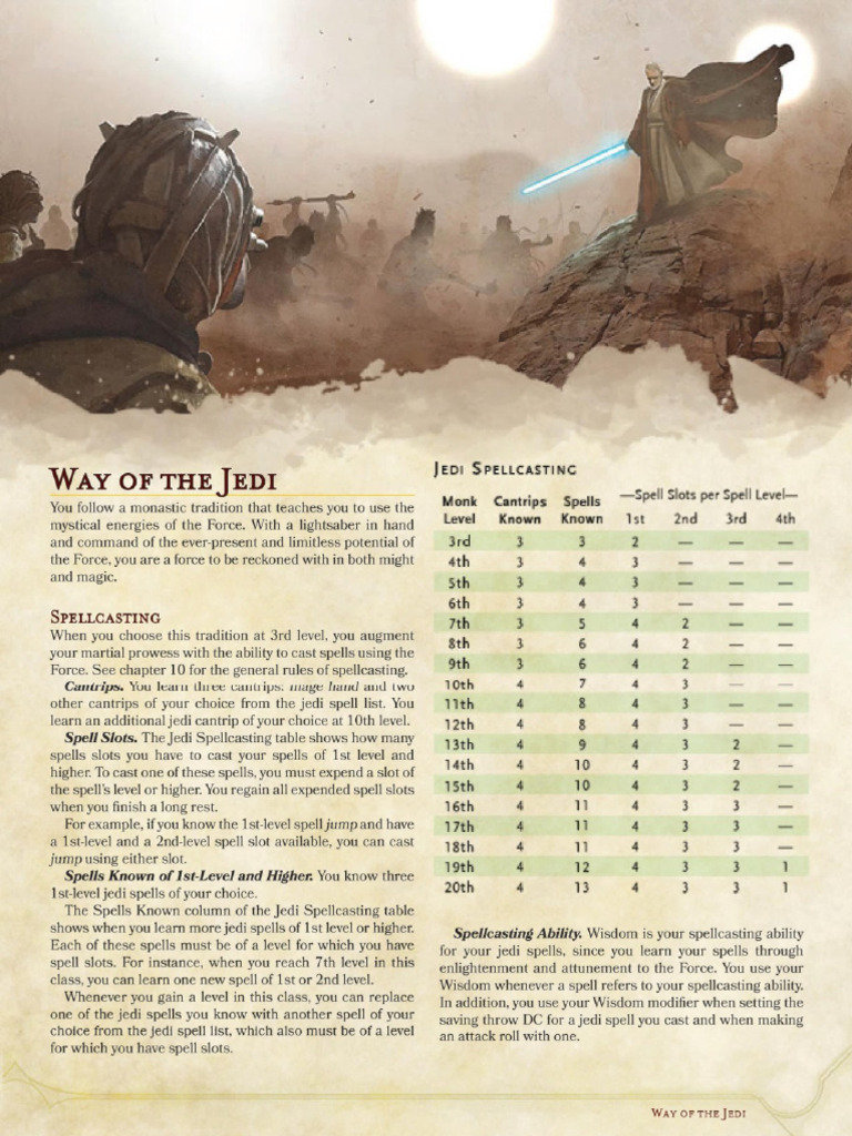 D&D Jedi | PDF