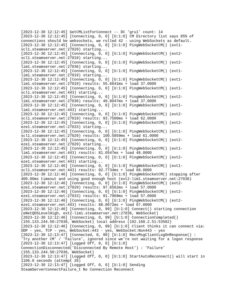 Connection Log - Previous | PDF | Transmission Control Protocol | I Pv6