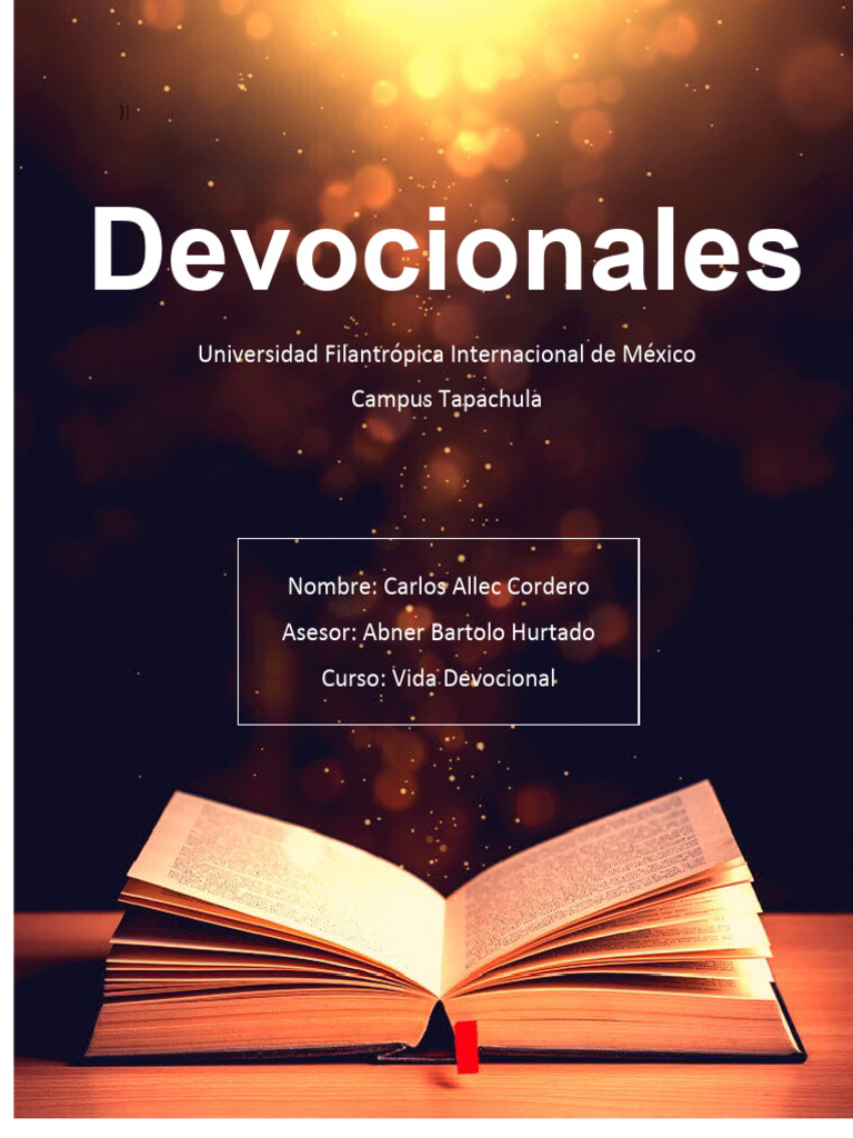 Devocionales Diarios Bíblicos | PDF