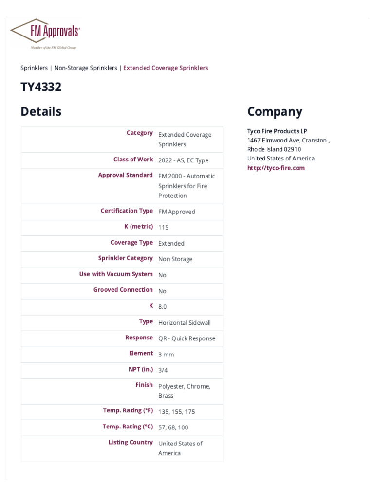 TY4332 K8 Horizontal FM | PDF