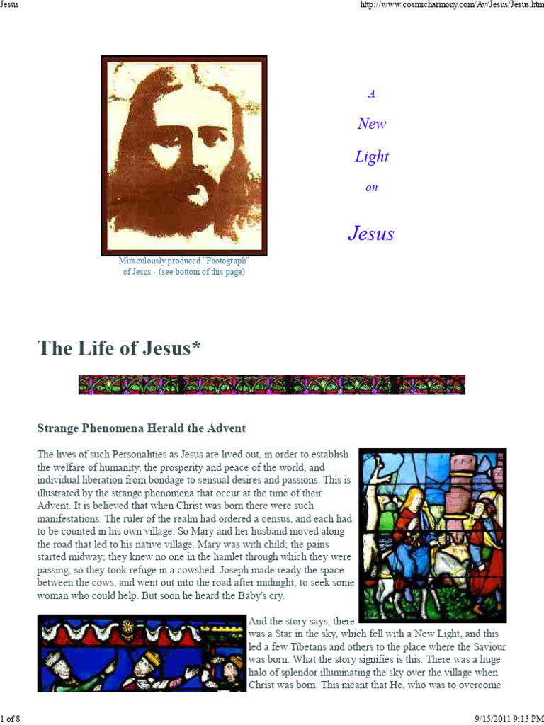 The Life of Jesus | PDF