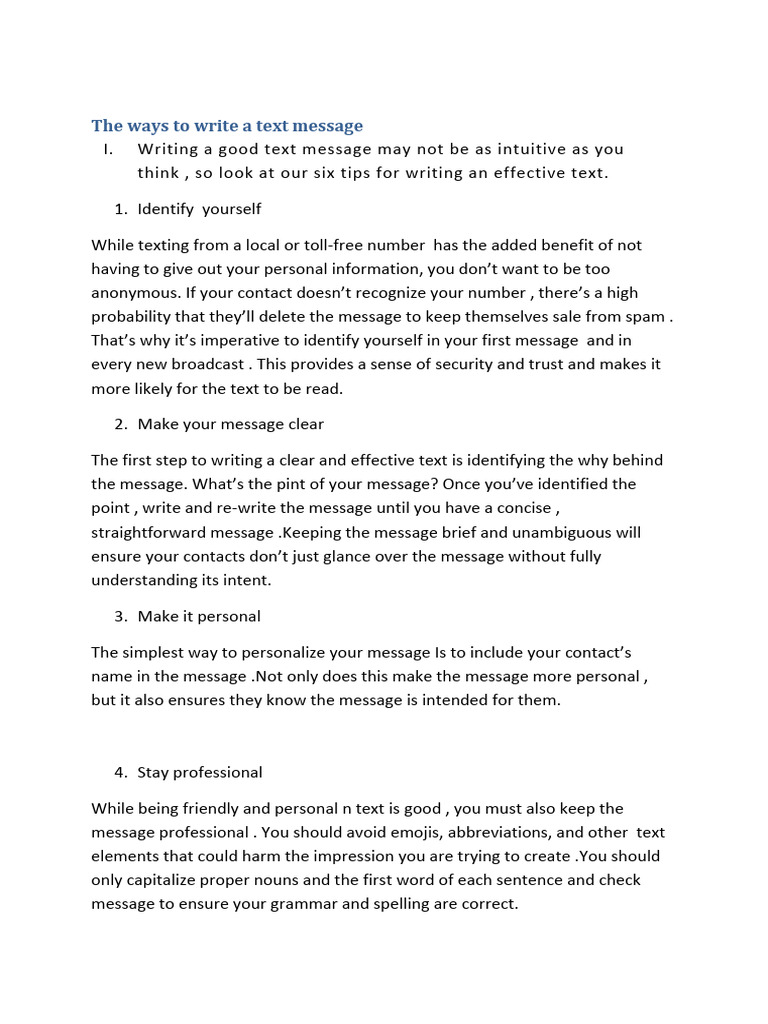 The Text Message | PDF | Human Communication | Communication