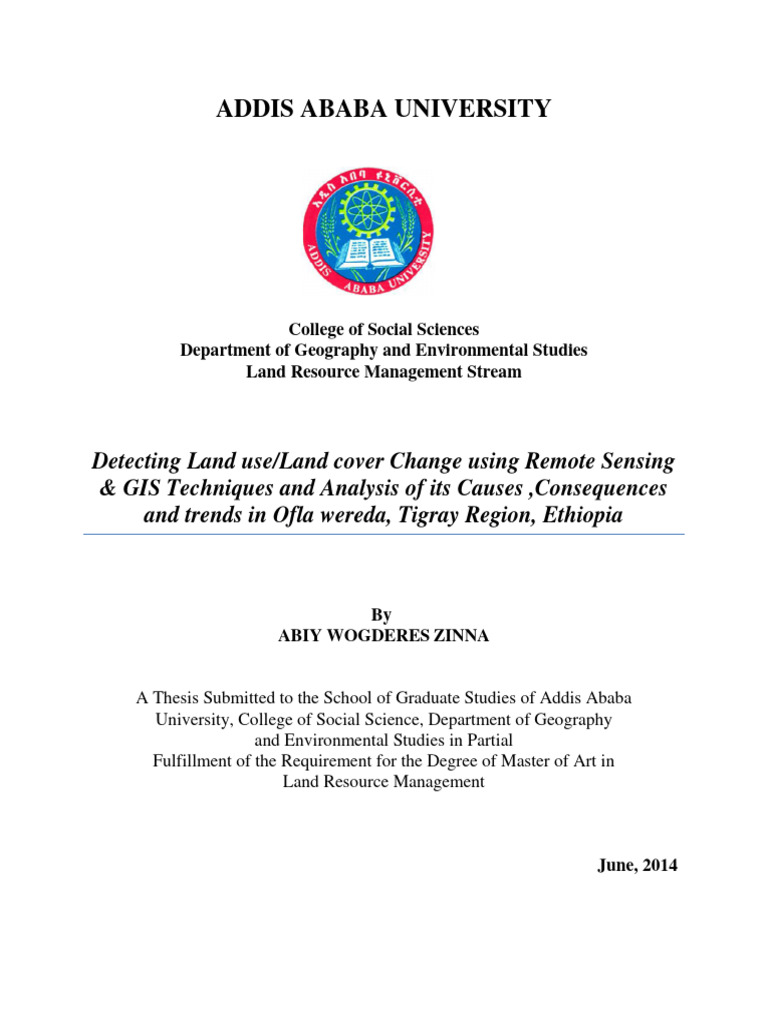 Addis Ababa University | PDF | Science & Mathematics