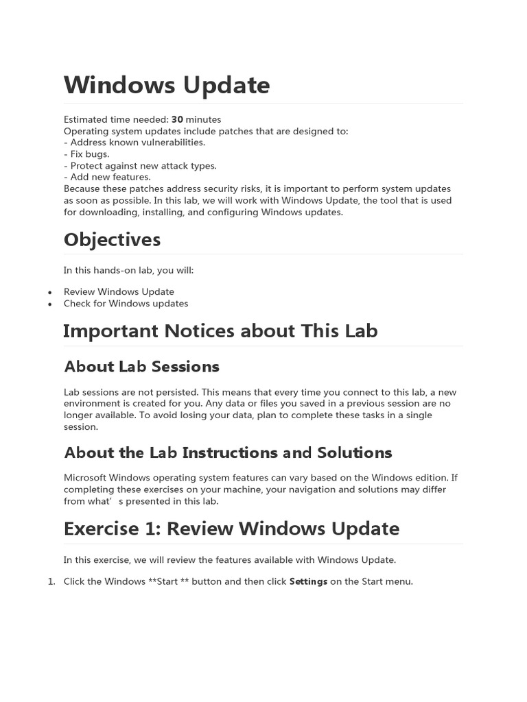 Lab 01 | PDF