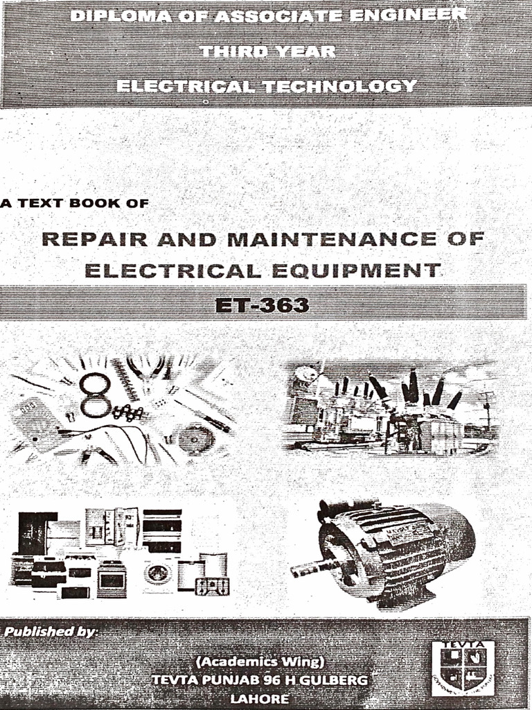 ET 363 Book by Tevta English Medium | PDF