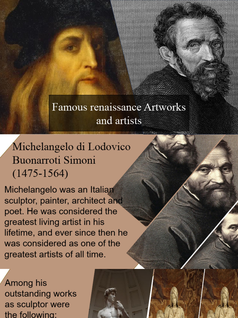 Mapeh 9 Quarter 2 - Renaissance Famous Artworks and Artist ...