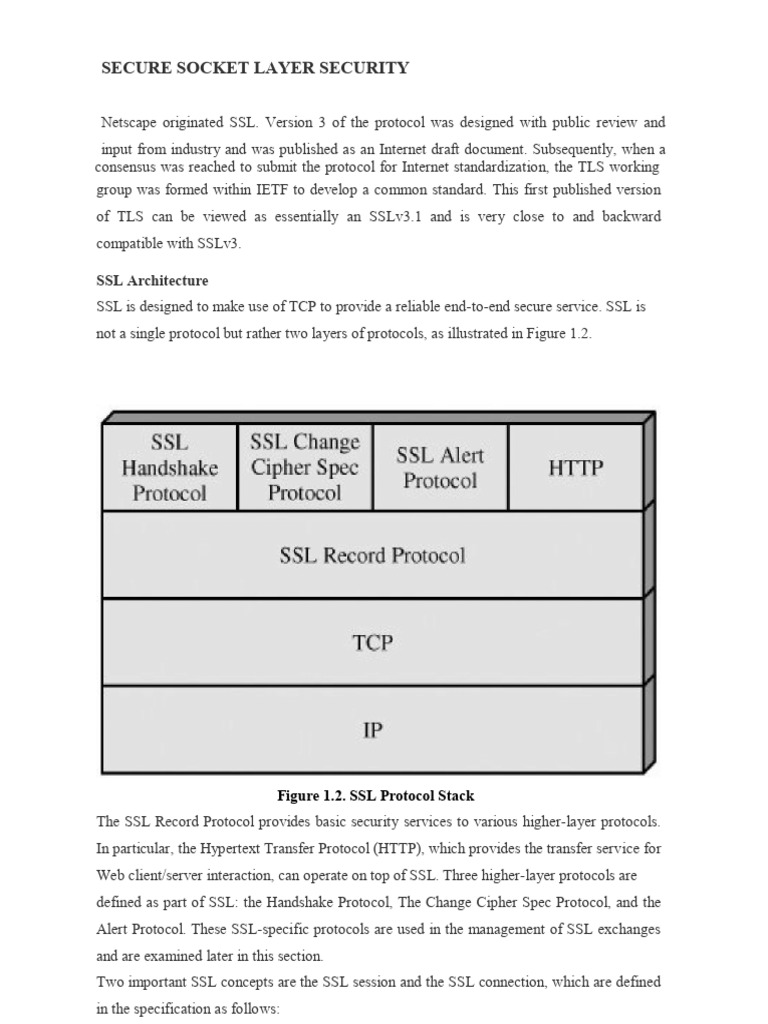 Secure Socket Layer Security | PDF