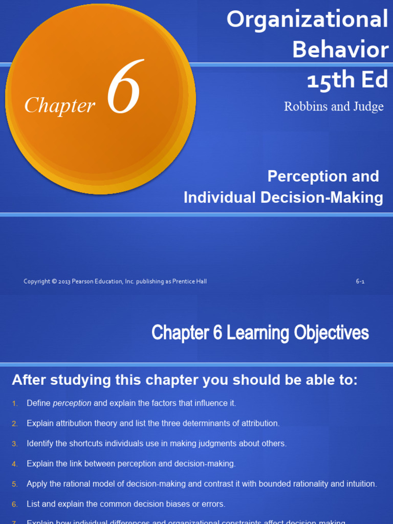 Chapter 6 | PDF | Decision Making | Rationality