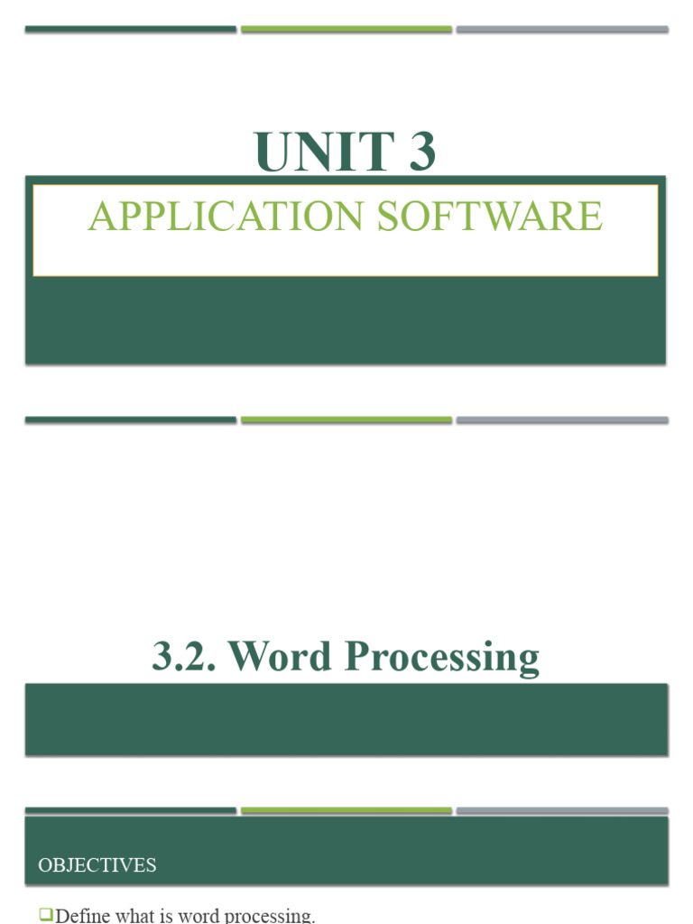 3 - Application Software | PDF | Art | Computers