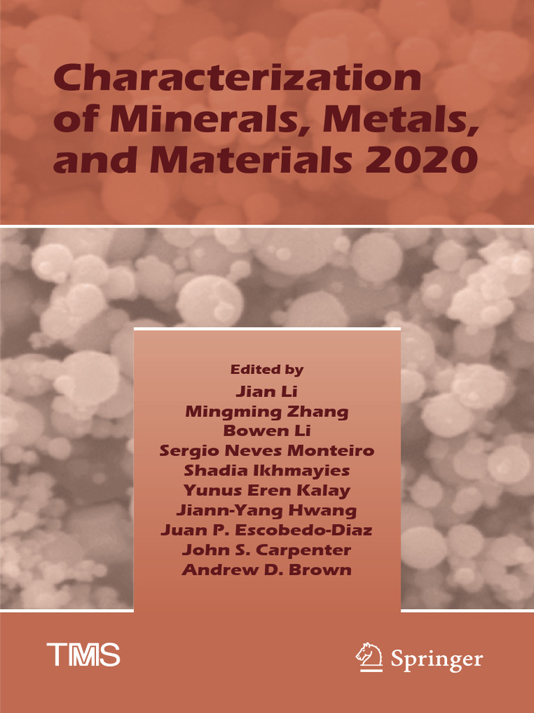 Characterization of Minerals, Metals and Materials | PDF | Materials ...