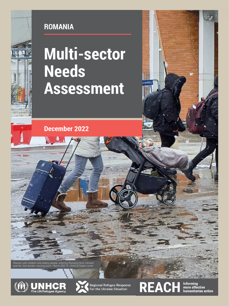 ROU2204 REACH Romania 2022 MSNA Report-1 | PDF | Sampling (Statistics) | Refugee