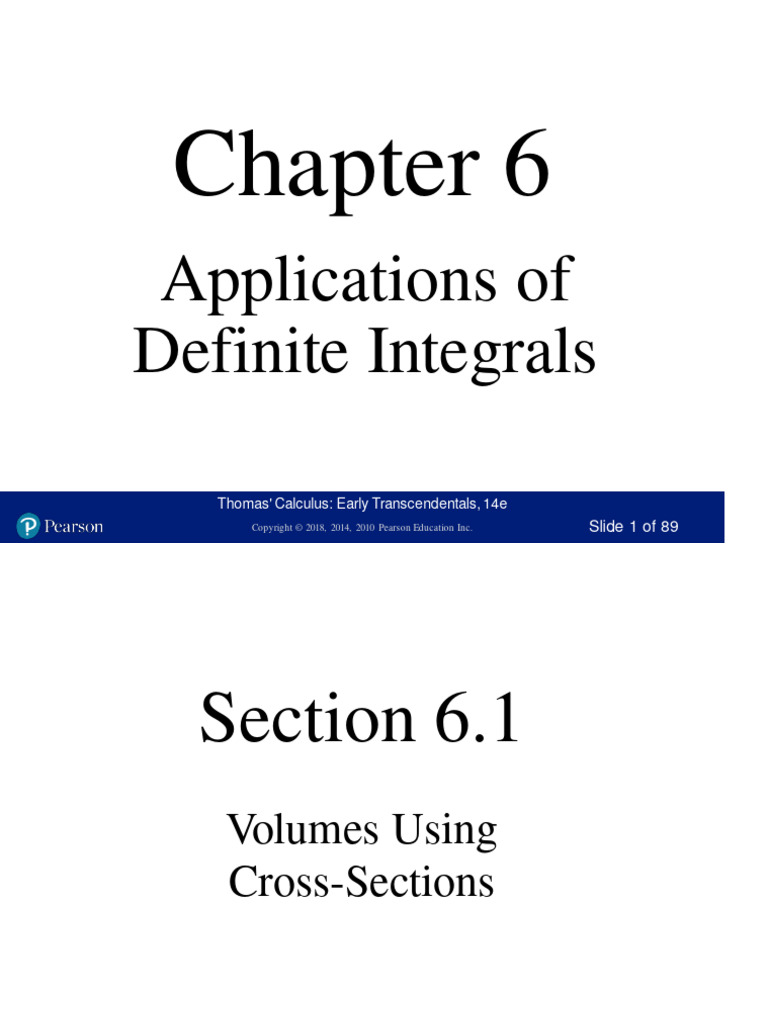25 - Mat 103e Applications of Definite Integrals | PDF | Calculus ... 25 - Mat 103e Applications of Definite Integrals | PDF | Calculus ...