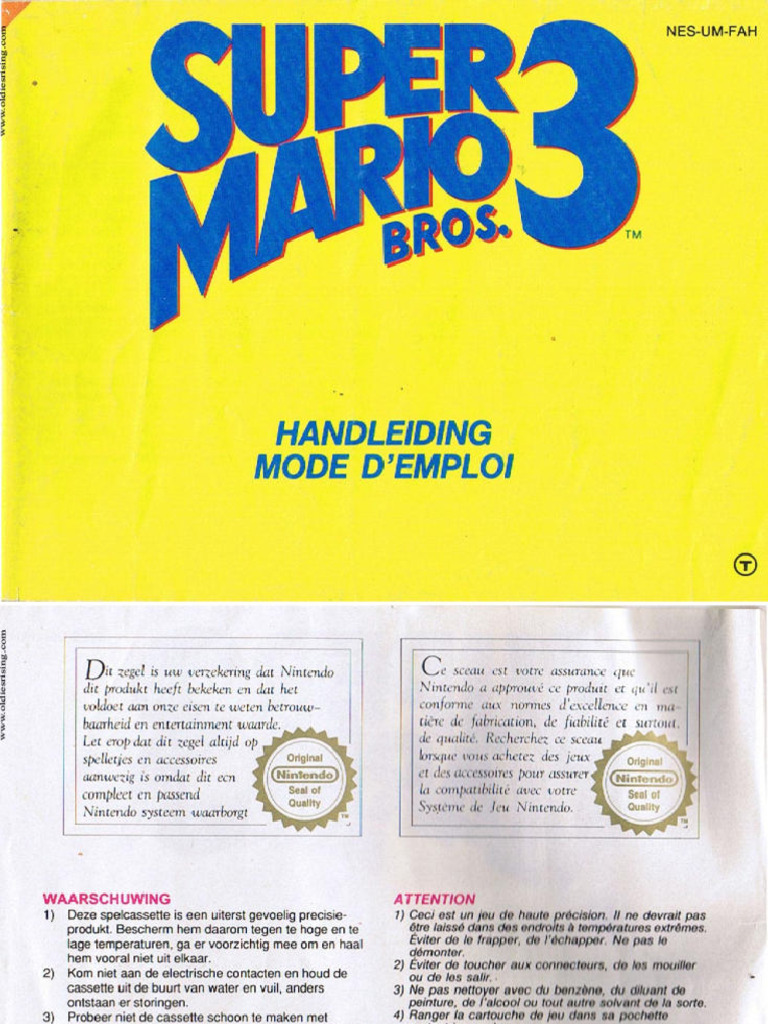 Super NES Super Mario Bros 3 ML | PDF