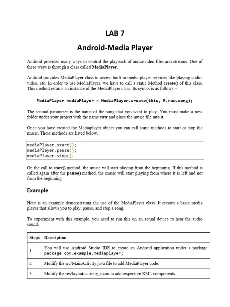 Media Player | PDF | Computers