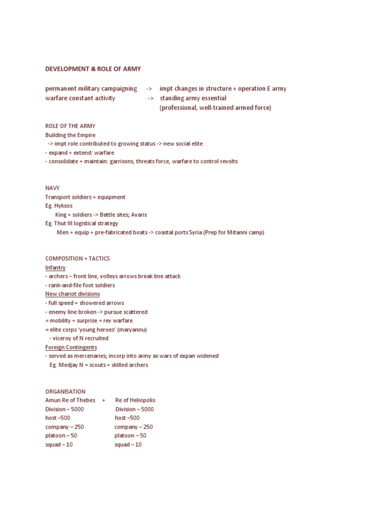 Dev + Role of Army | PDF | Army | Infantry