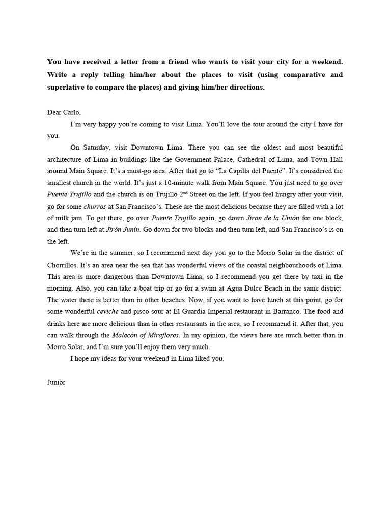 Letter To A Friend | PDF