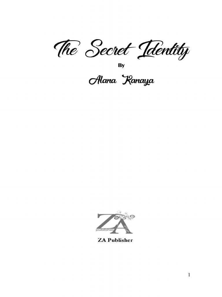 (RBE) Alana Kanaya - The Secret Identity | PDF