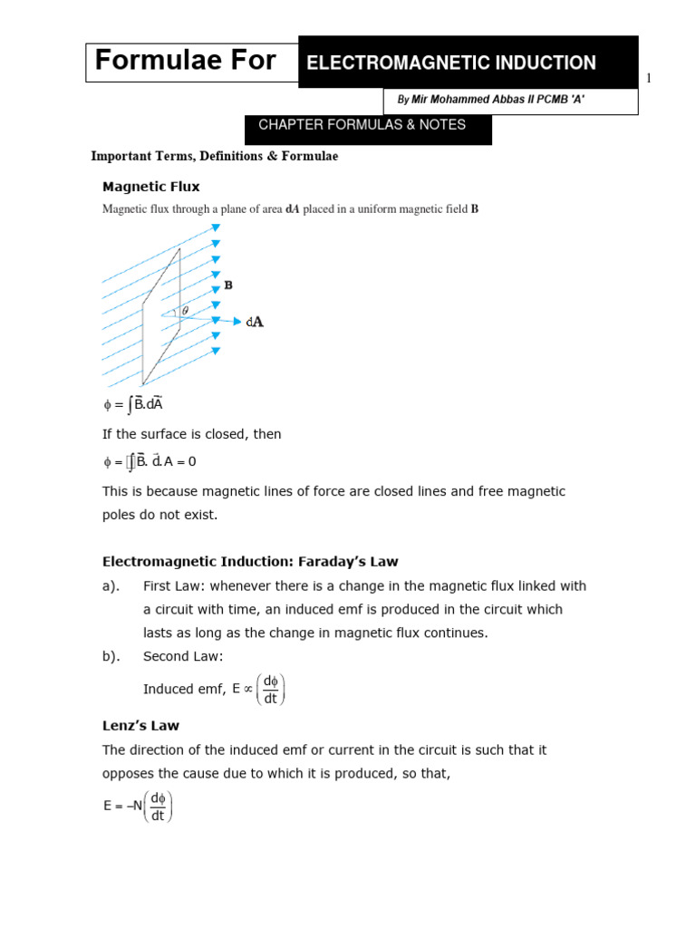 Electomagnetic Induction | PDF