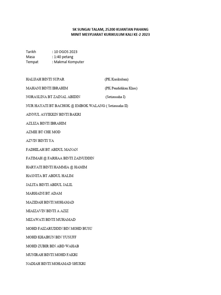 Min Mesy Guru Kali Kedua (2023) | PDF