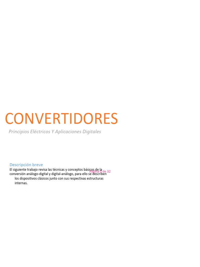 3.2.2 Convertidores A-D y D-A | PDF | Convertidor digital a analógico ...