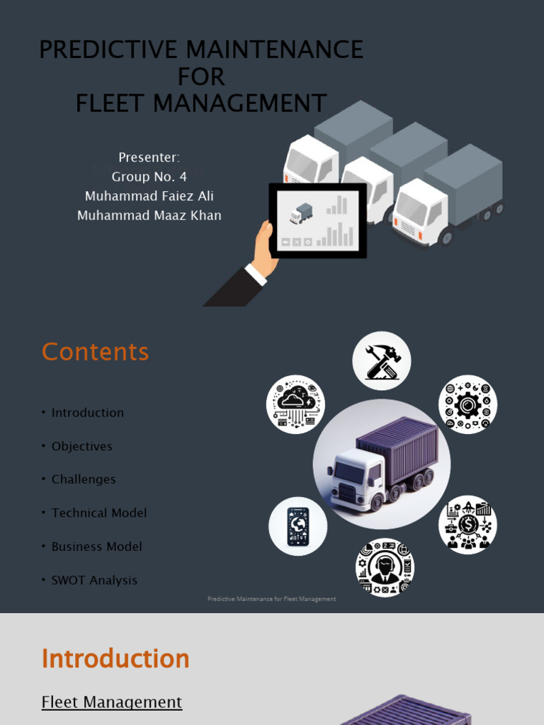 Predictive Maintenance For Fleet Management | PDF | Business Model ...