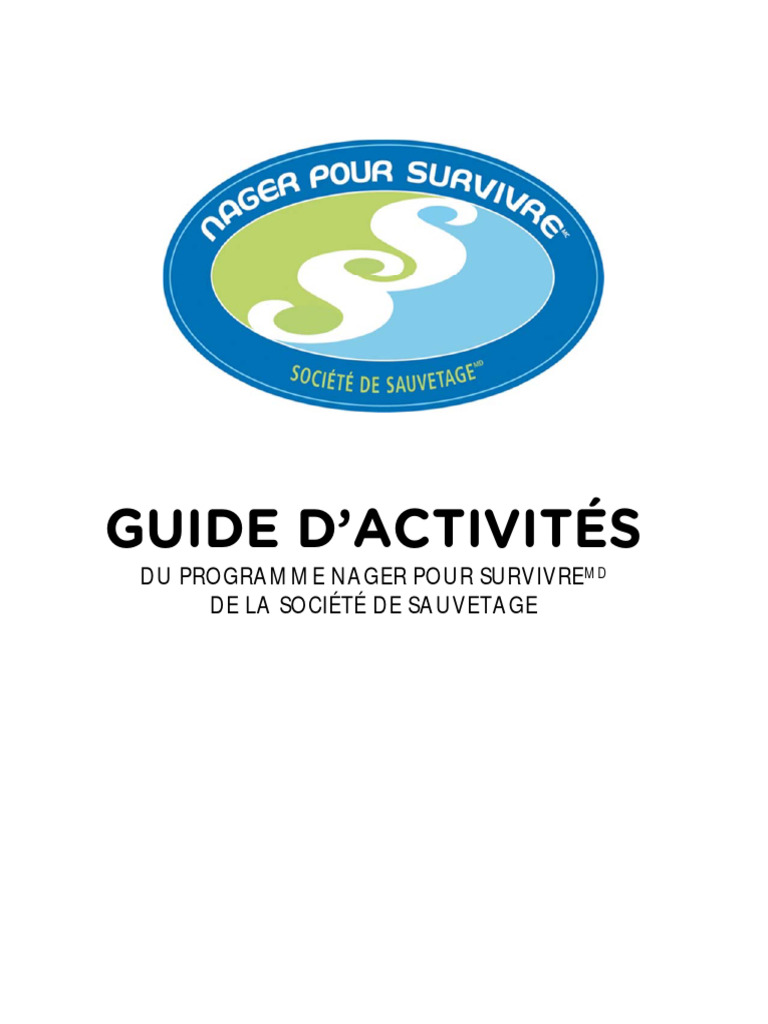 Guide D'activites Nager Pour Survivre 4e Edition - 0 | PDF