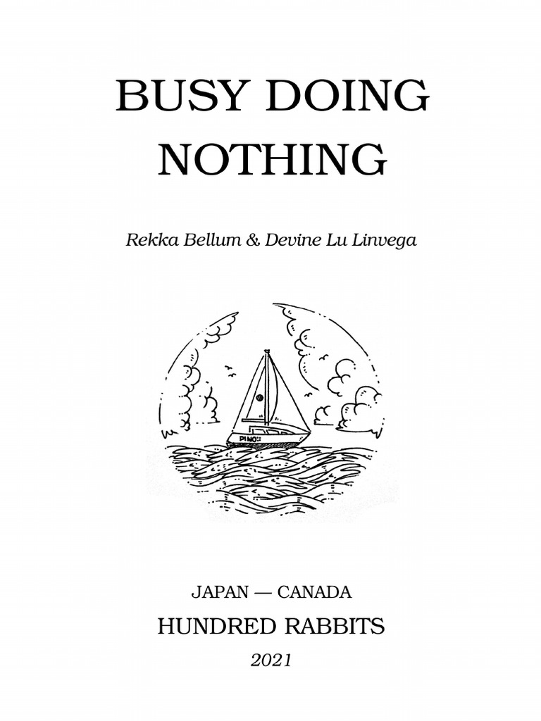 Busy Doing Nothing | PDF