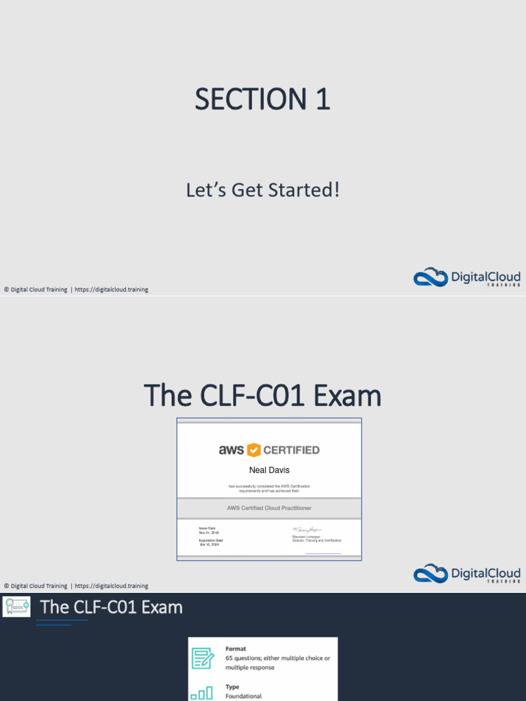 AWS Certified Cloud Practitioner Slides | PDF | Cloud Computing ...