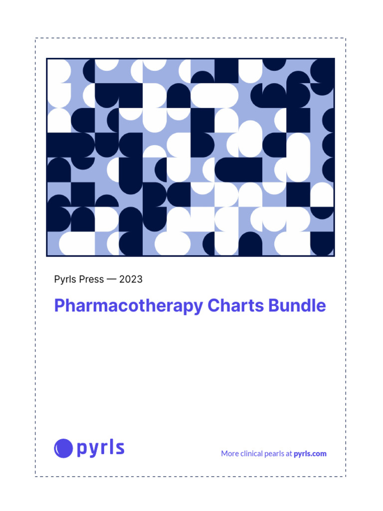 Pharmacotherapy Charts | PDF