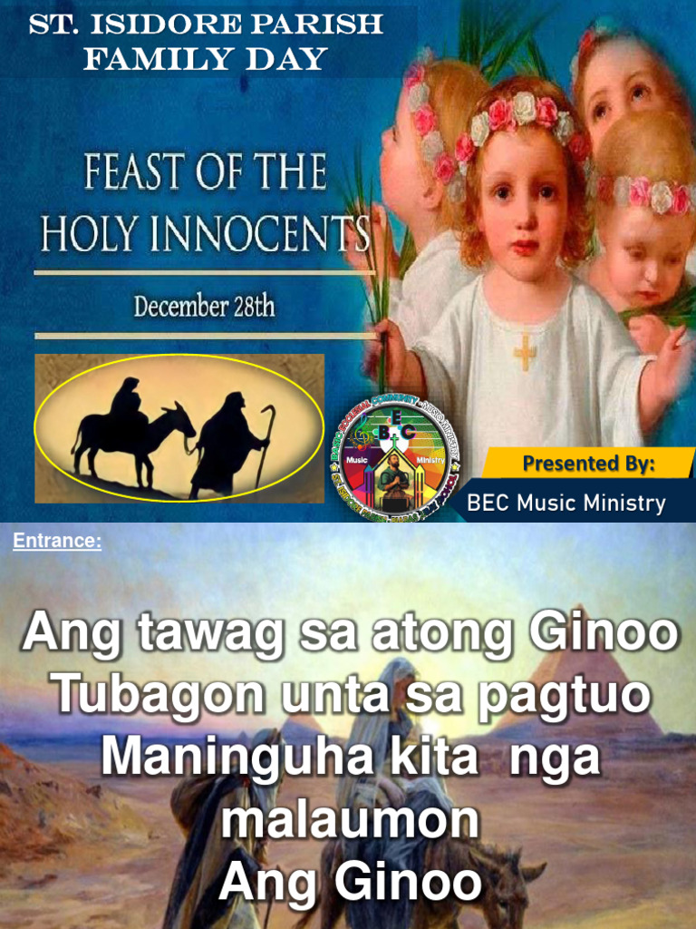28TH of December Fiesta Holy Innocents | PDF